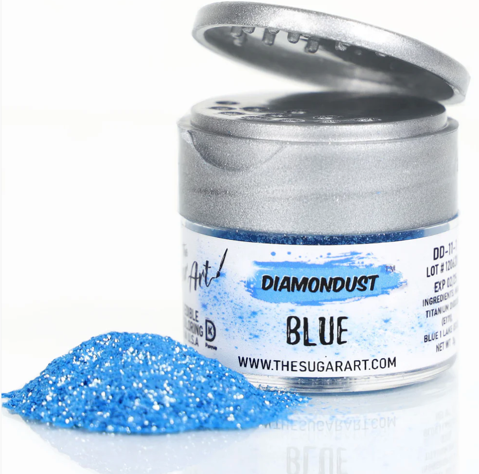 Blue Edible Glitter – Cake Cosmetix Inc